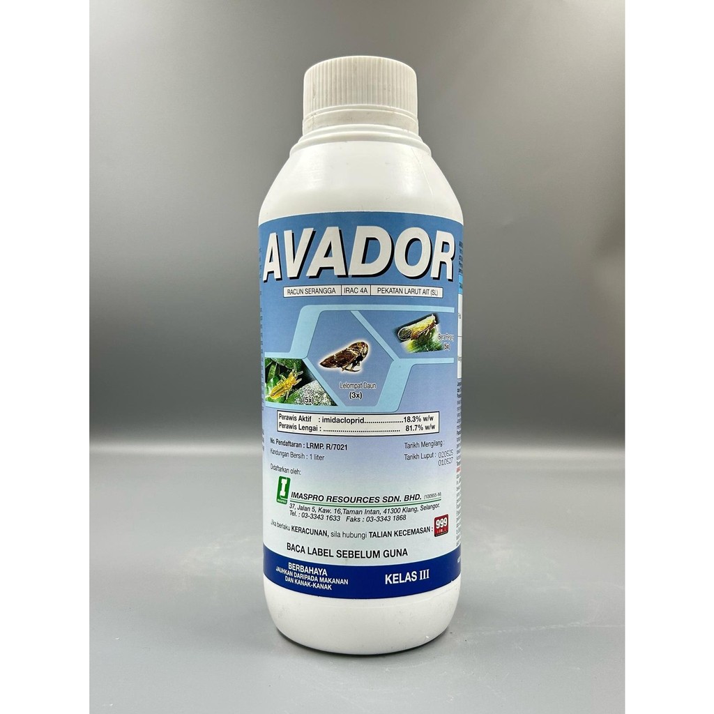AVADOR 1Liter/Racun serangga Imidacloprid 18.3%/kutu trip/Bena perang ...