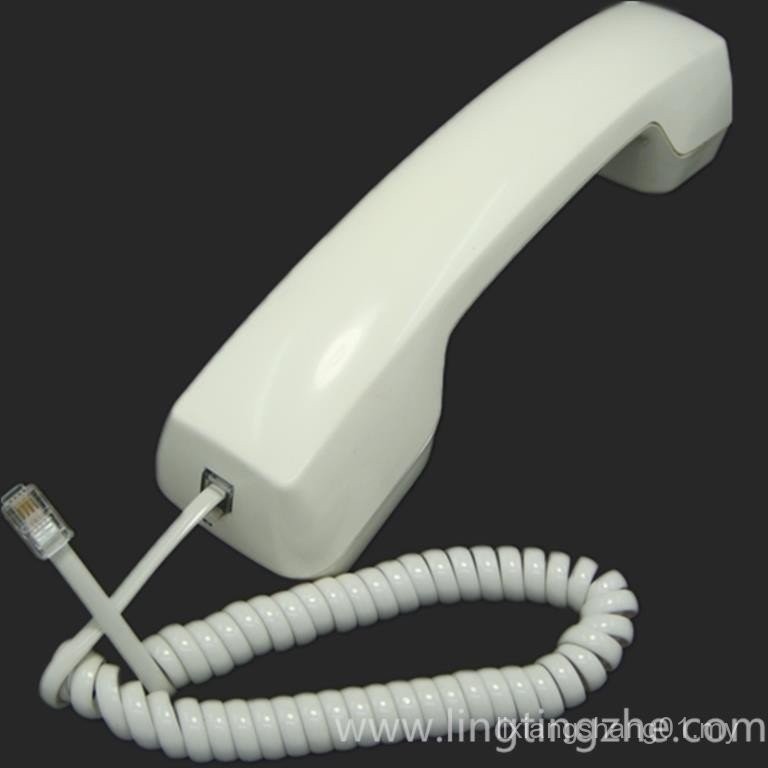 Ordinary Telephone Microphone Handle with Curve Landline Telephone ...