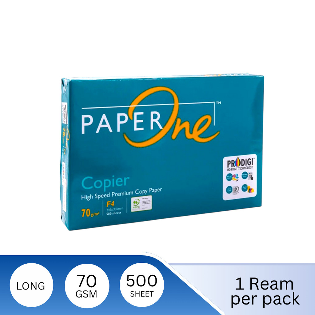 PaperOne Copier 70gsm Bond Paper 500 sheet (A4 / LONG/ SHORT) | Shopee Malaysia