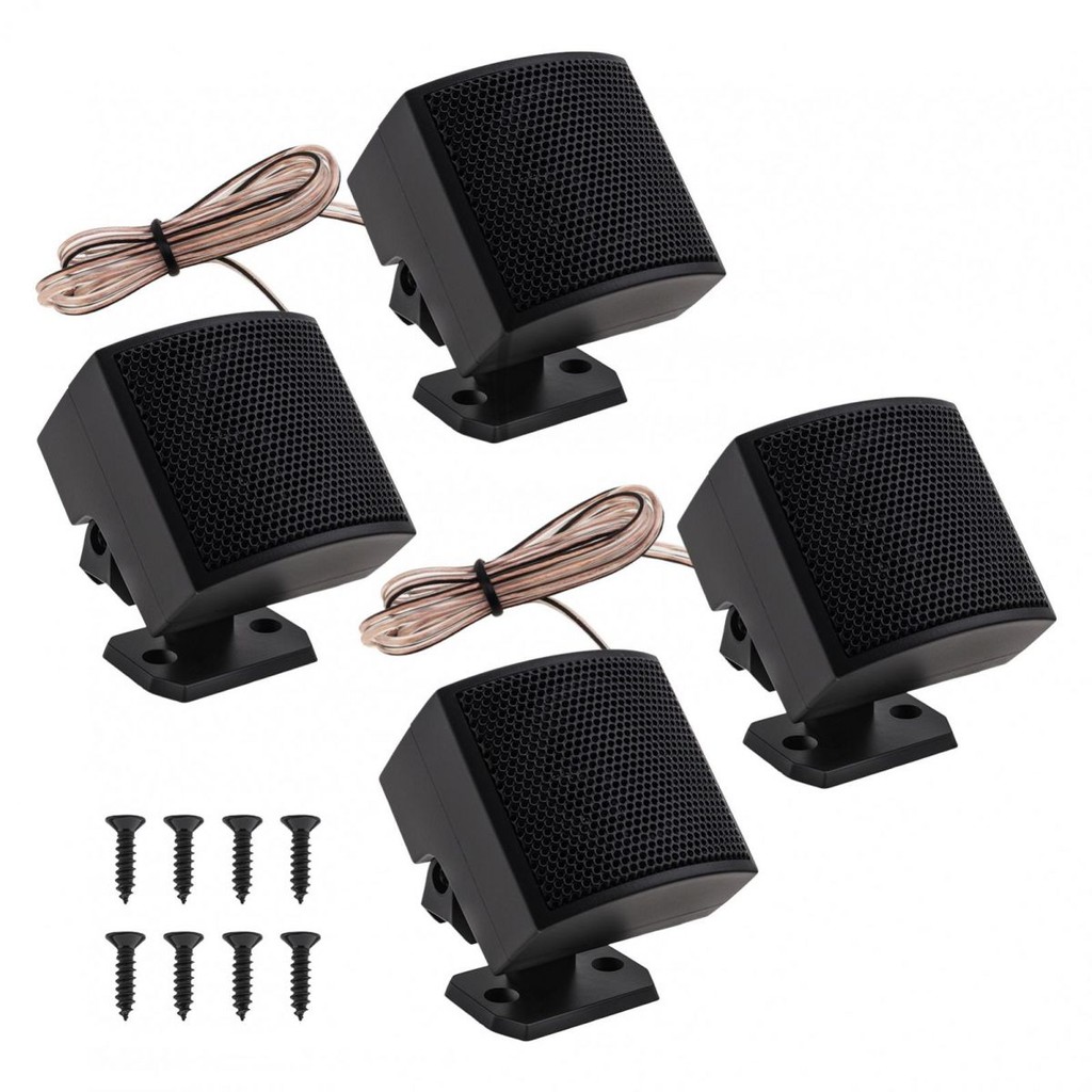 2pcs / 4pcs 500W High Efficiency Mini Dome Tweeter Speakers Black High ...