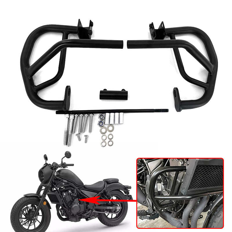 Fit For Honda Rebel CMX 300 500 2017 2018- 2023 2024 Engine Guard Crash ...