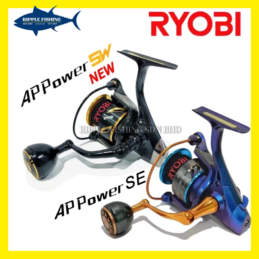 RYOBI AP POWER SW / SE SW SPINNING FISHING REEL | Shopee Malaysia