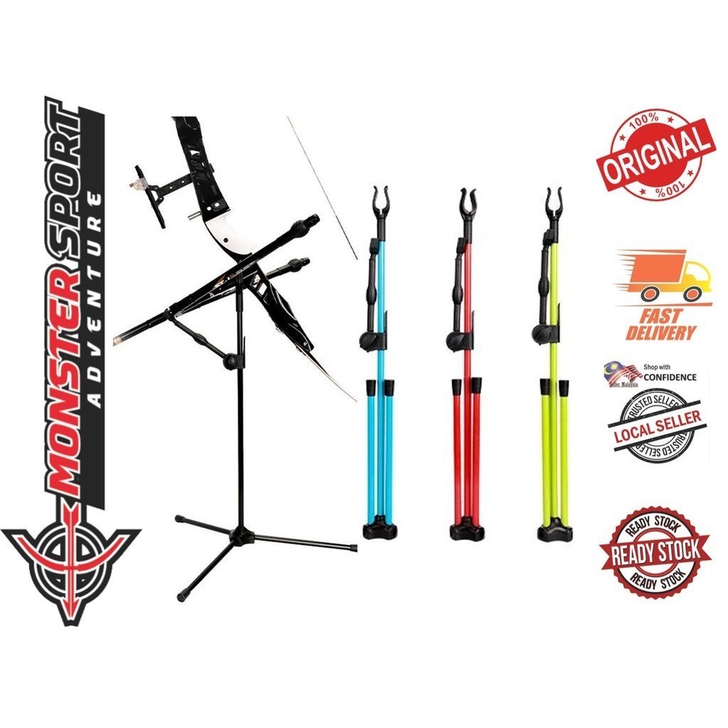 Nika Elong Archery Long Foldable Recurve Archery Stand Recurve Stand ...