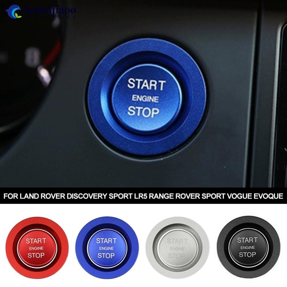 NOBELJIAOO Car Start Ignition Engine Start Stop Button Ring Cover Trim ...