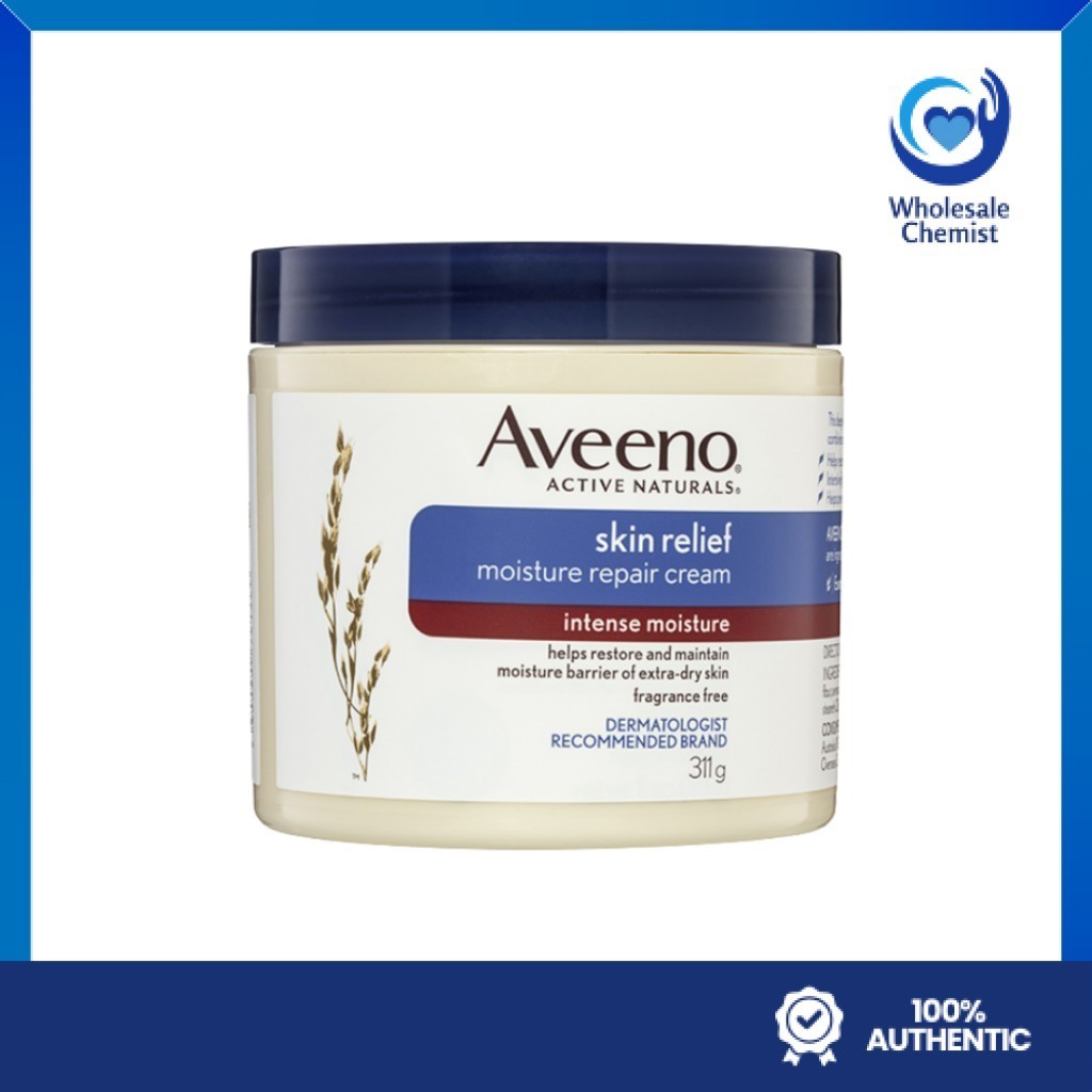 Aveeno Intense Moisture Skin Relief Repair Cream (311g) | Shopee Malaysia