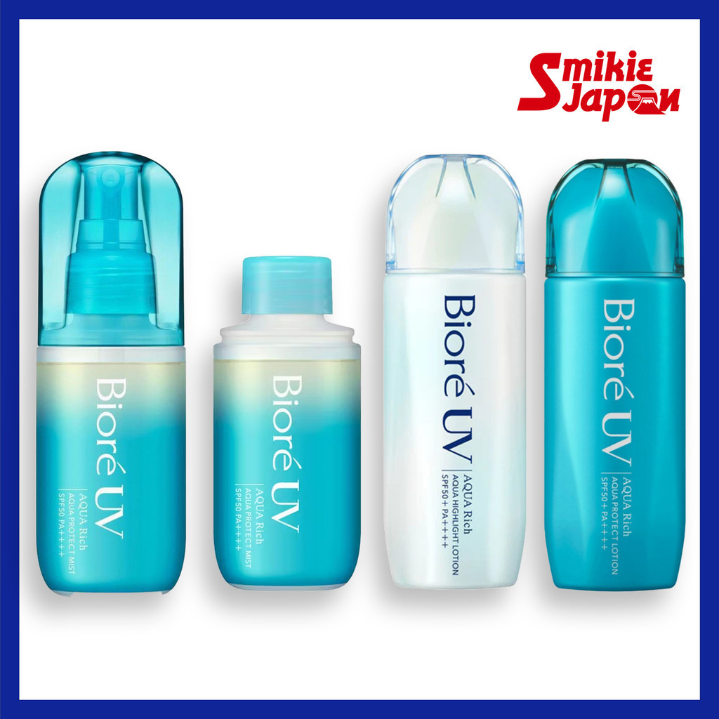 Biore UV Aqua Rich Aqua Protect Mist / Refill 60ml/ Lotion/ Highlight Lotion 70ml Direct From ...
