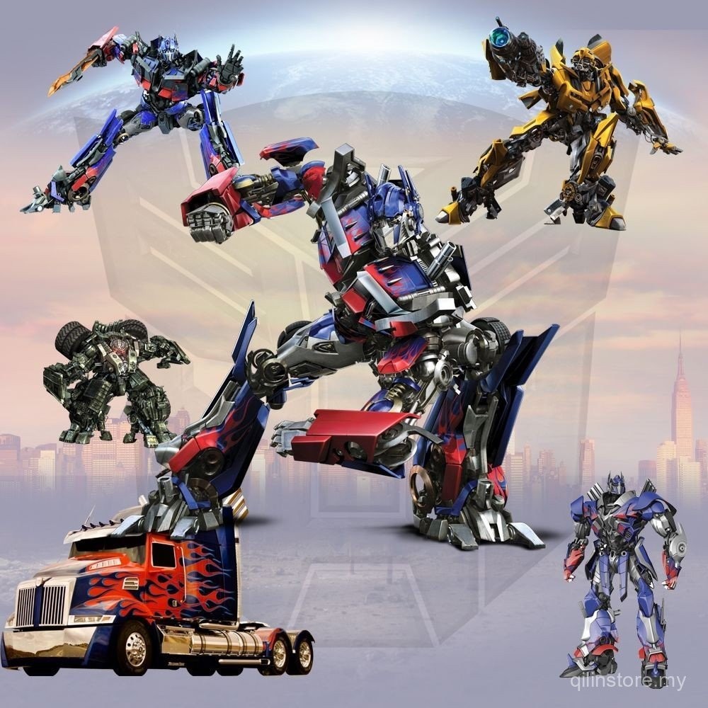 Pelekat Dinding Transformers Hornet Optimus Prime Robot Kereta Kartun ...