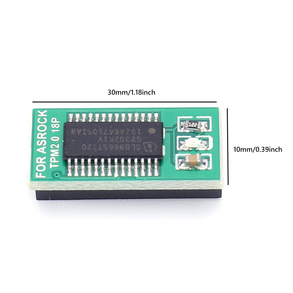 Mini TPM 2.0 Encryption Security Module Replacement Parts (For ASROCK ...