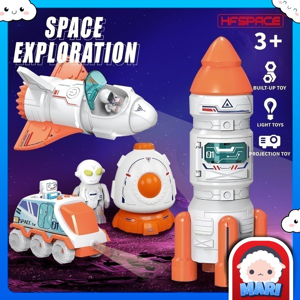 [ Clearance Murah ] Space Educational Toys Spaceship Galaxy Aeroplane ...
