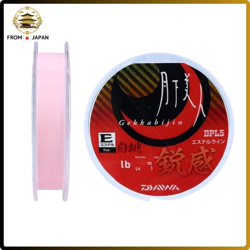 DAIWA gekkabijin TYPE-E (Ester) Sharp Sensation 200M White Peach 1LB ...