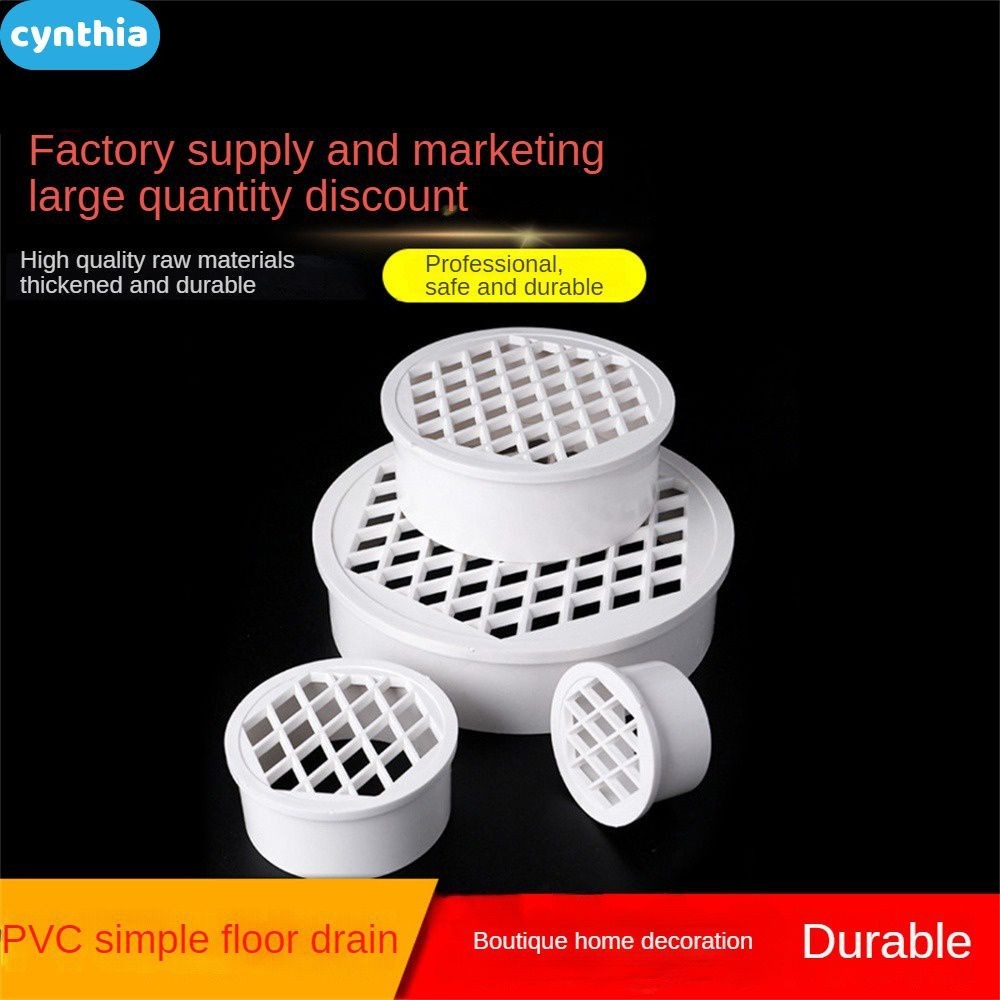 Pvc Drain Pipe Floor Drain Sheet 50-75-110-160 Floor Drain Round Mesh ...