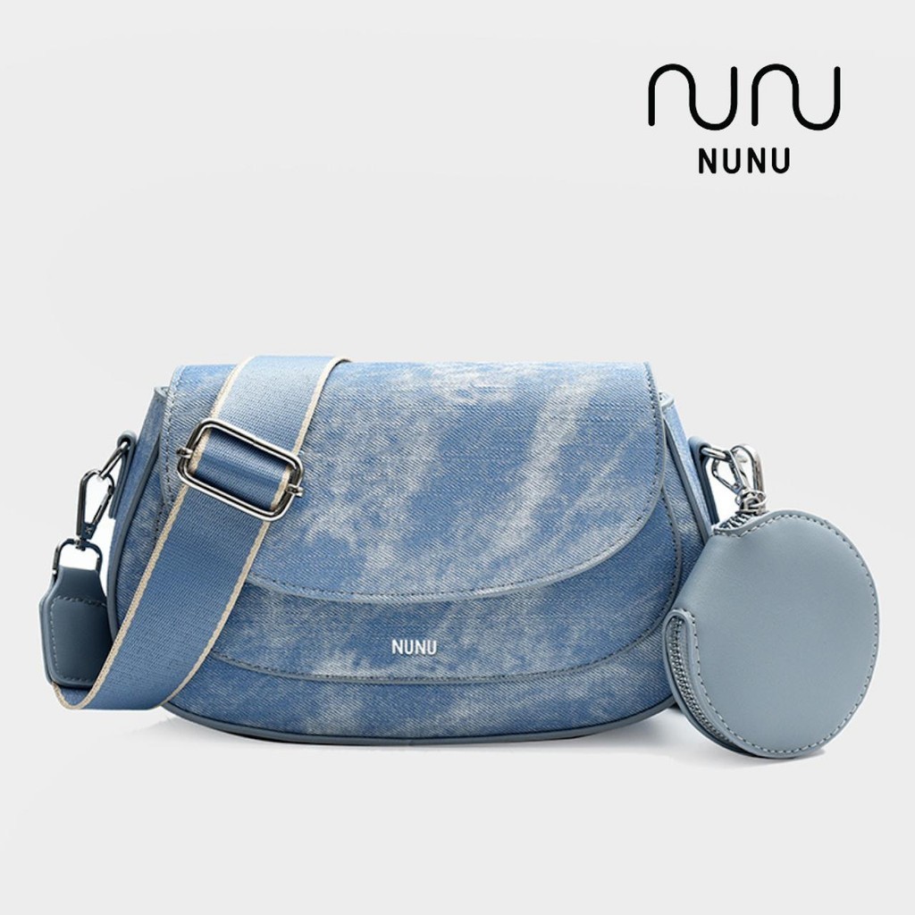 NUNU Bonnie Bag - Women Fashion Crossbody & Shoulder Bag Denim PU ...