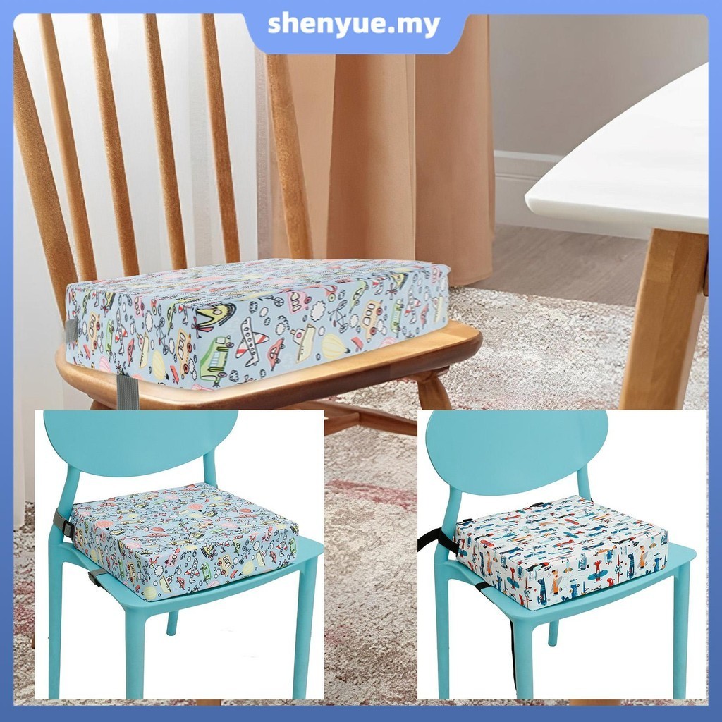 Toddler Booster Seat with Double Adjustable Safer Buckles and Nonslip ...