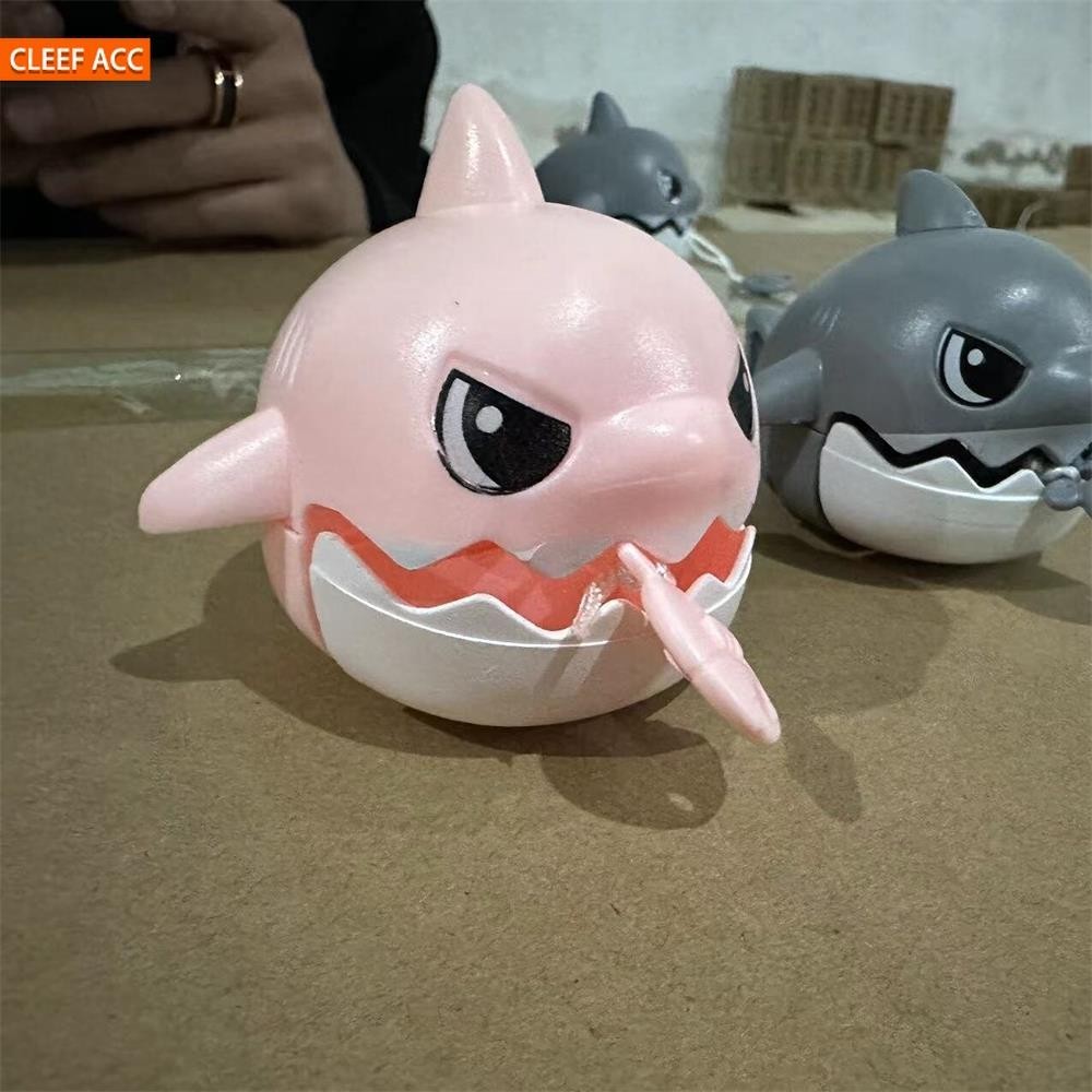 New Pulling String Tooth Funny Shark Toys Big Fish Eats Small Fish Toy ...