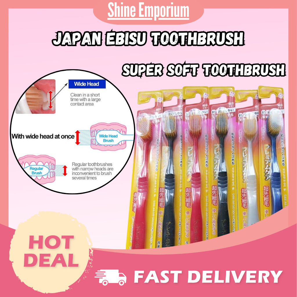 JAPAN EBISU Toothbrush 日本惠百施牙刷 Authorized Dealer Premium Care 81 Super ...