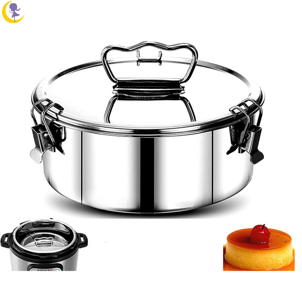 【YIDEA】Stainless Steel Pie Mold Round Cake Steamer Mold Instant Pot ...