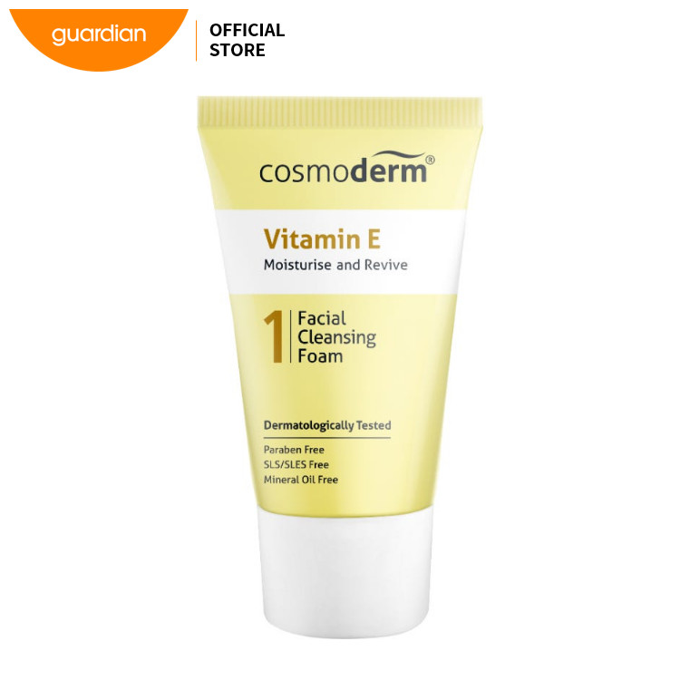 Cosmoderm Vitamin E Facial Cleansing Form 20Ml | Shopee Malaysia