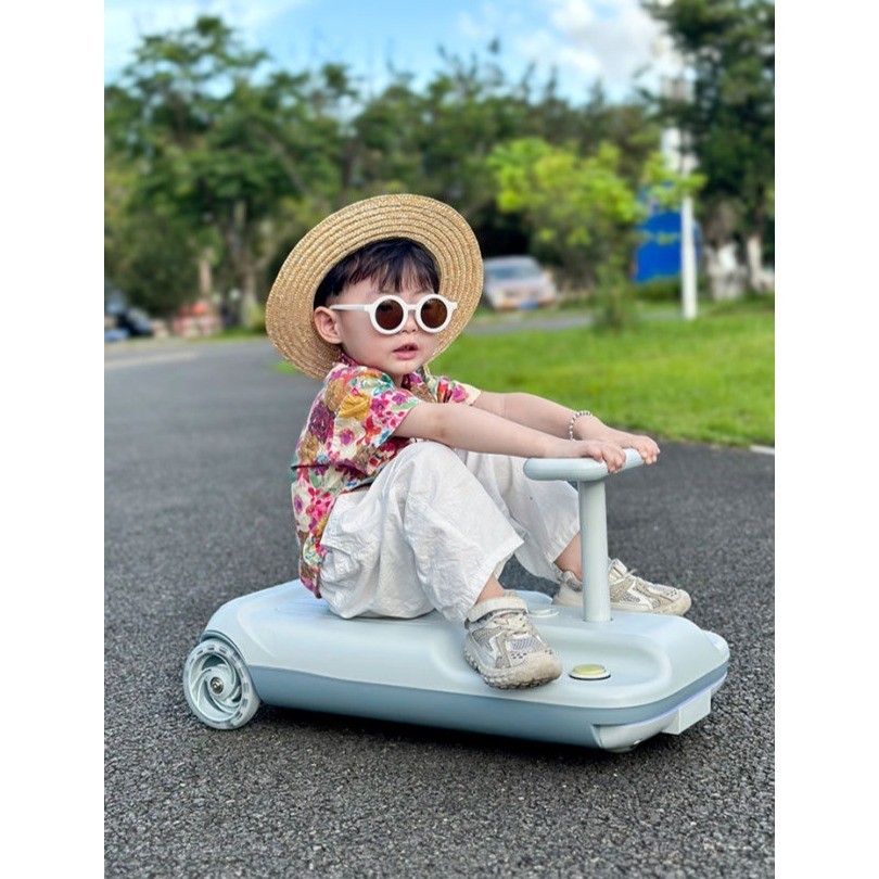 2024 new children's electric twisting car adults can sit in anti ...