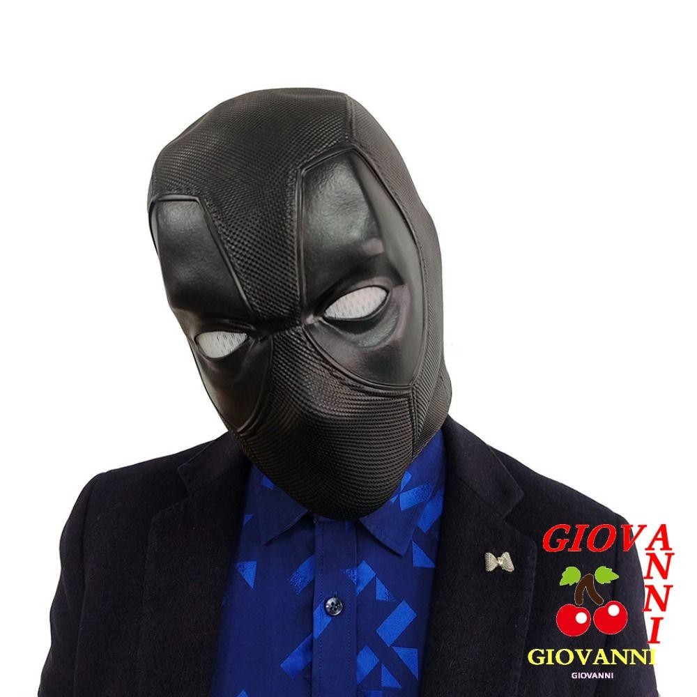 GIOVANNI Deadpool Headgear, Black/Red Deadpool Cosplay Mask Deadpool ...