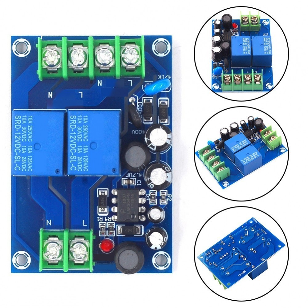 【shopee】220V10A Two-Way Power Automatic Switch, Power-Off Conversion ...