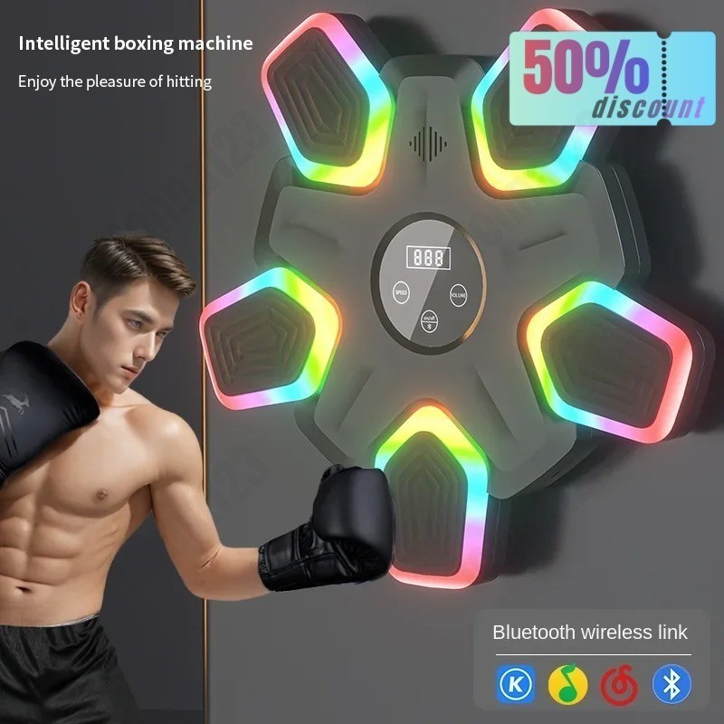 (Malaysia stock)Smart Music Boxing Machine Wall Target Bluetooth Boxing ...