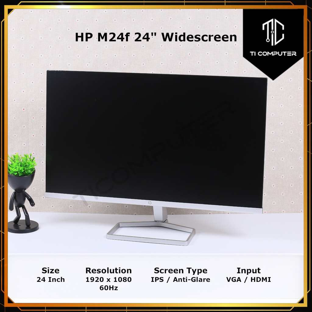 HP M24f 24 inch Widescreen IPS Panel 1080P FHD Anti-glare with Low Blue ...