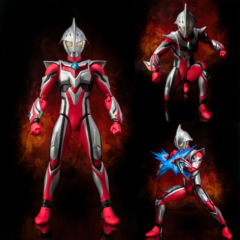 Joint Super Movable Ultraman Nexus Adult Red Blue Nexus Doll Figure ...