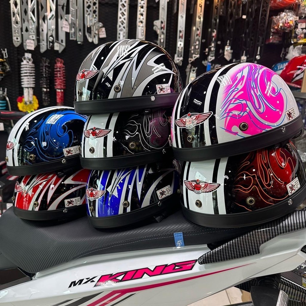 MHR helmet steng Stella RIPTIDE helmet separuh kura kura | Shopee Malaysia