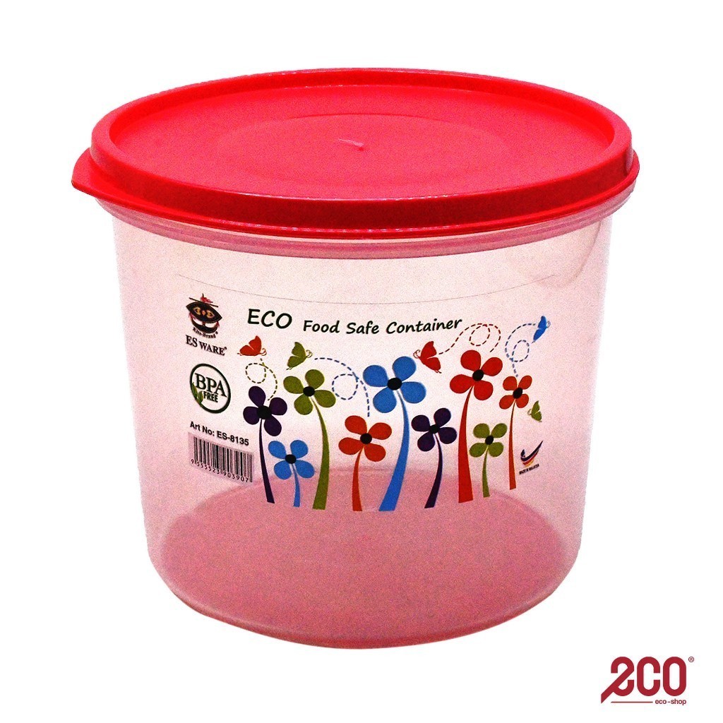 Eco-Shop Round Food Container (1350ml/15cm x 12.5cm) | Shopee Malaysia