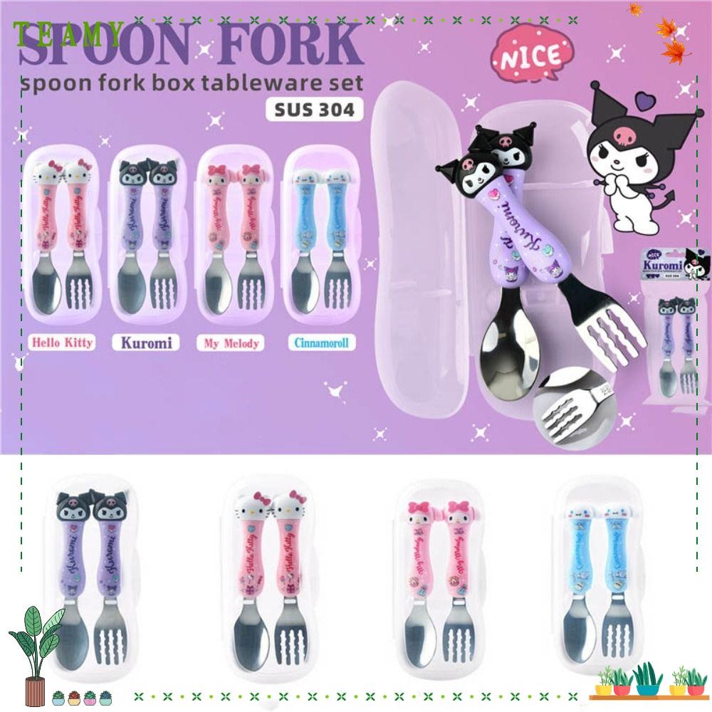 TEAMY Stirring Spoon, Tableware Sanrio Teaspoon, 304 Stainless Steel ...