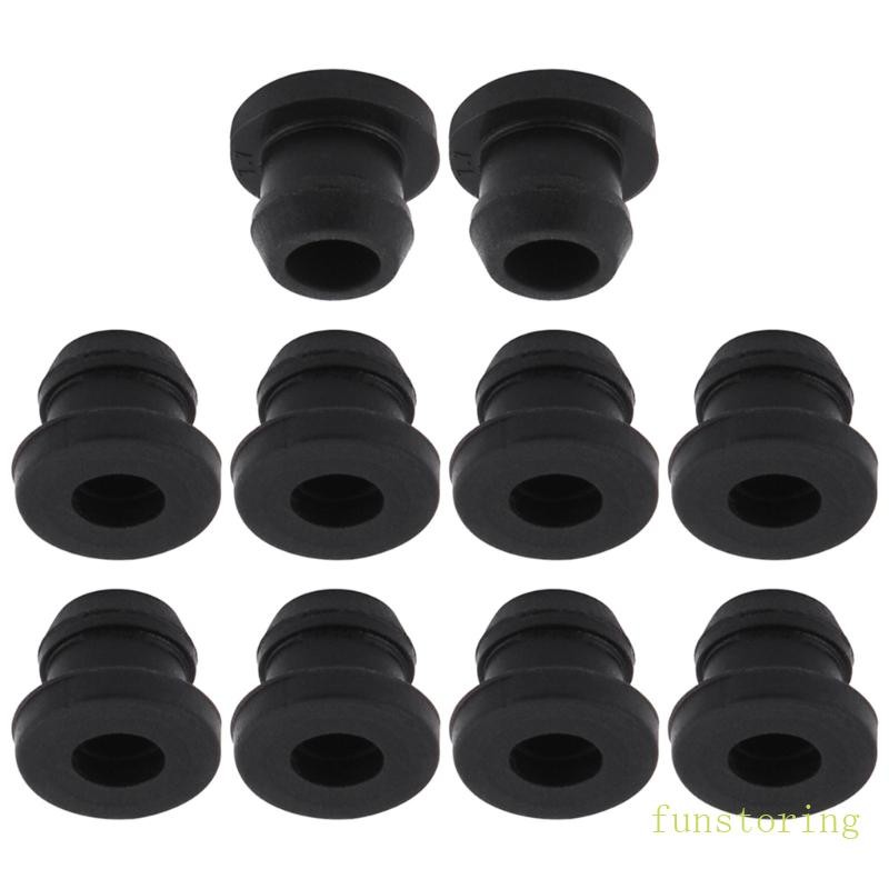 FUN 10Pcs Stove Grommets Scratchproof Grates Grommet Kit Rubber ...