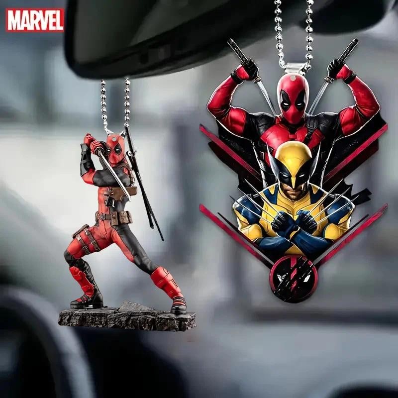 Deadpool & Wolverine Car Decorative Pendants Deadpool Anime keychain ...