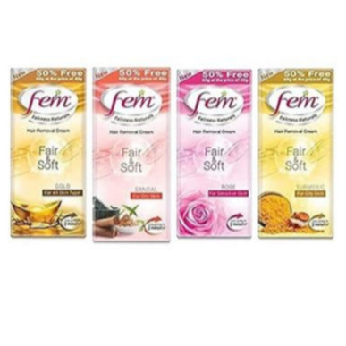 Fem Hair Removal Cream | Rose| Gold | Sandal| Aloevera | Chamomile ...