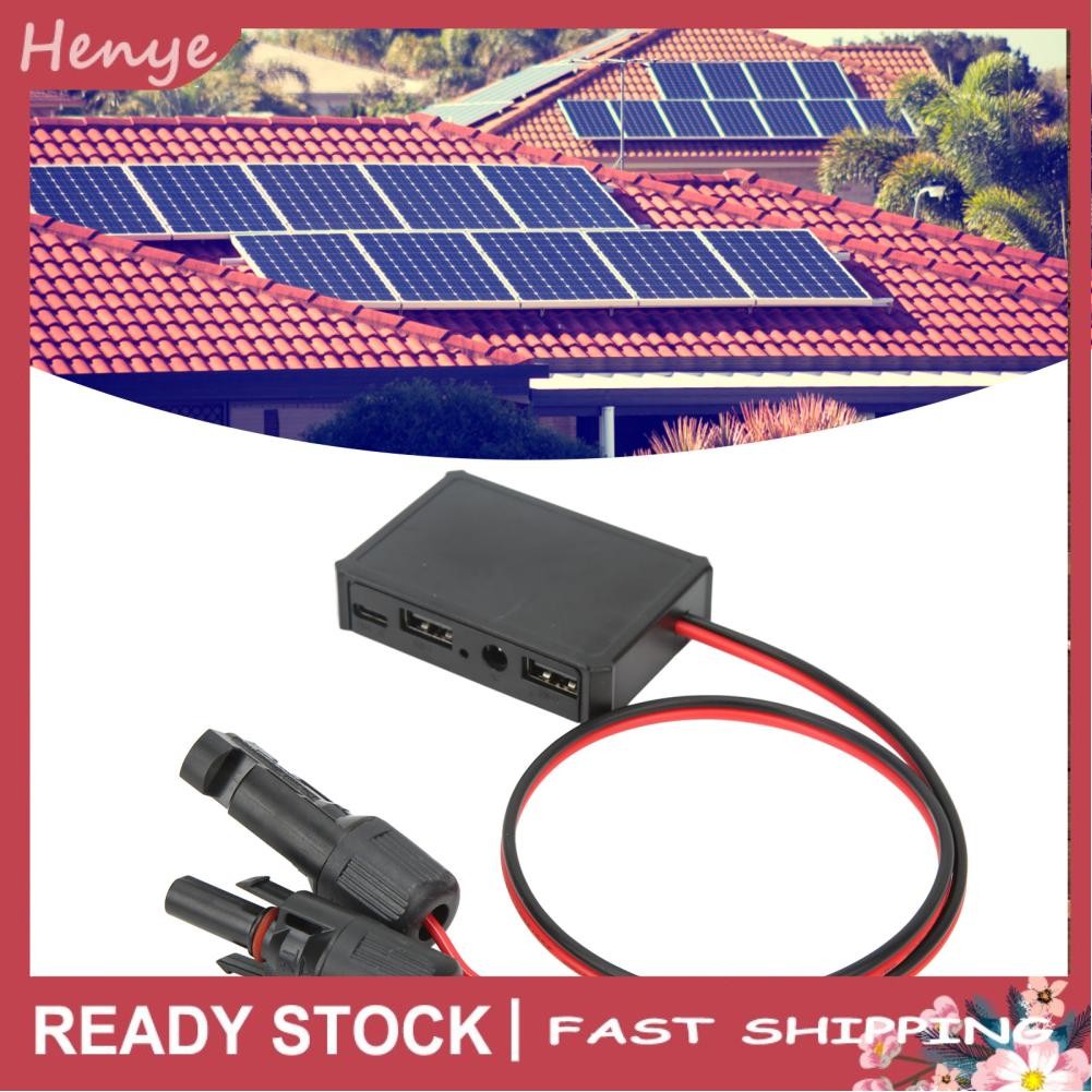 Henye Solar Panel USB Voltage Stabilizer Adapter With TYPE C DC ...