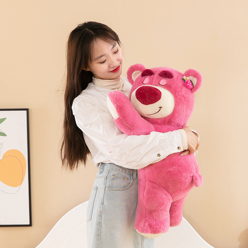 Lotso Stuffed Plush Toys Large Size Strawberry Bear Pillow Doll Lotso ...