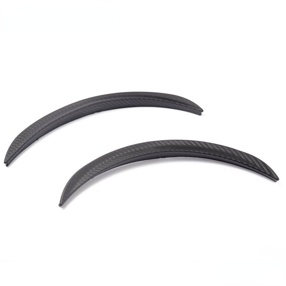 1 Pair 13" Carbon Texture Diffuser Fender Flares Lip for Chevy Wheel ...