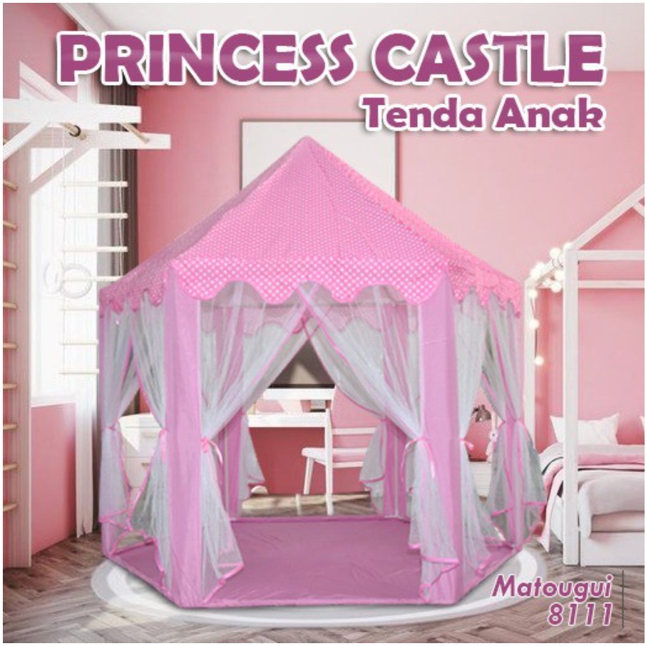 TENDA Princess Children's Tent Cloth Cover Without Pole/princess ...