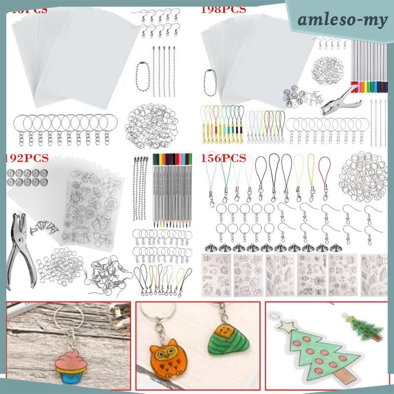 Heat Shrink Sheets Paper for Keychain Printable Coloring Kids Pencil ...