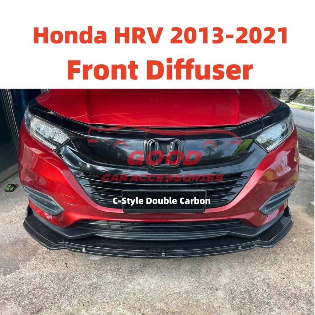 Honda HRV 2013-2021 Front Bumper Diffuser Lip Wrap Angle Splitters ...
