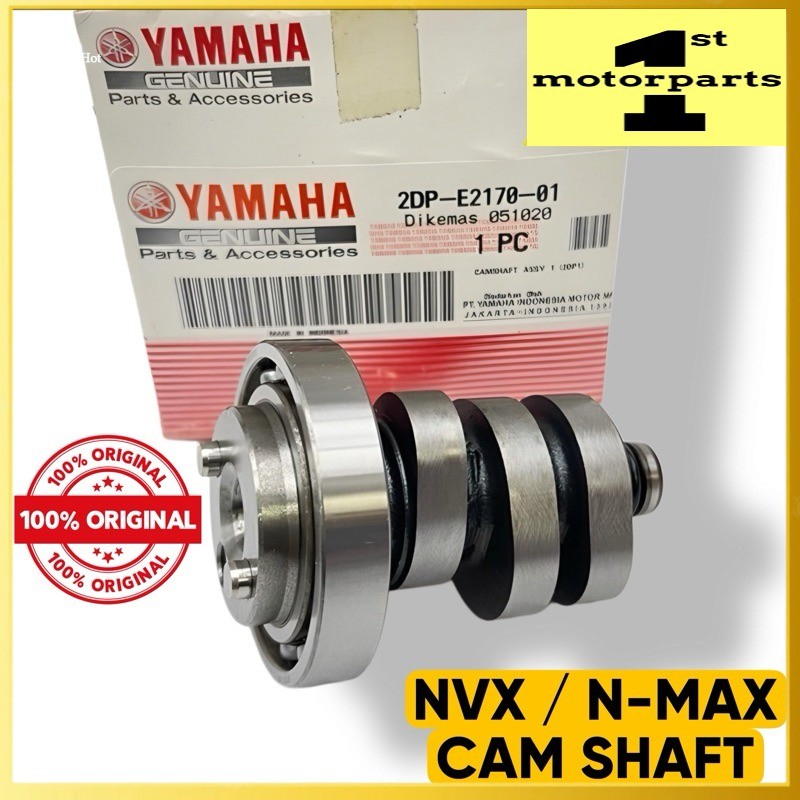 [100% ORI YAMAHA] NMAX N MAX / NVX NVX V1 CAMSHAFT CAM SHAFT BF6 2DP E2170 01 | Shopee Malaysia