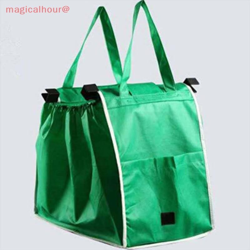 magicalhour Reusable Shopping Trolley Bags Grab And Go Bag Heavy Duty ...