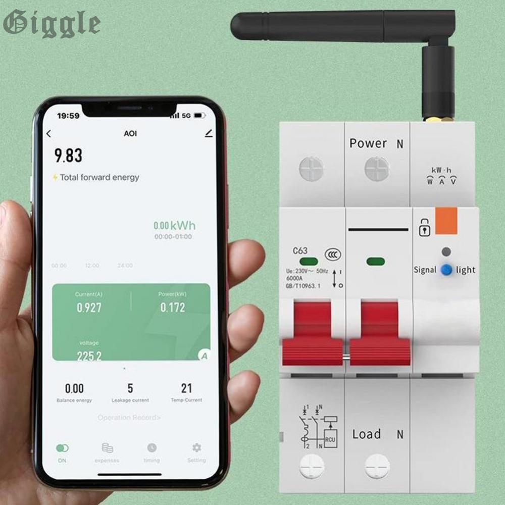 WIFI Enabled Smart MCB Overload Protection and Energy Tracking Features ...