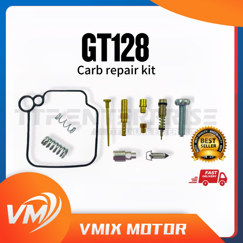 MODENAS GT128 / X-CITE CARB REPAIR KIT (A) KARBURETOR KIT SET STANDANRD ...