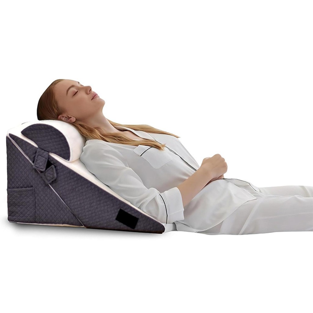 [mextnhx] Bed Pillow Triangle Pillow Back Support Backrest Pillow ...