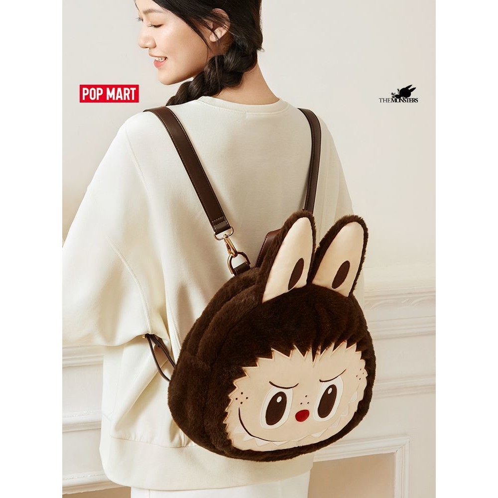 Popmart POPMART Bag Classic Series LABUBU Big Head Backpack Plush Bag ...