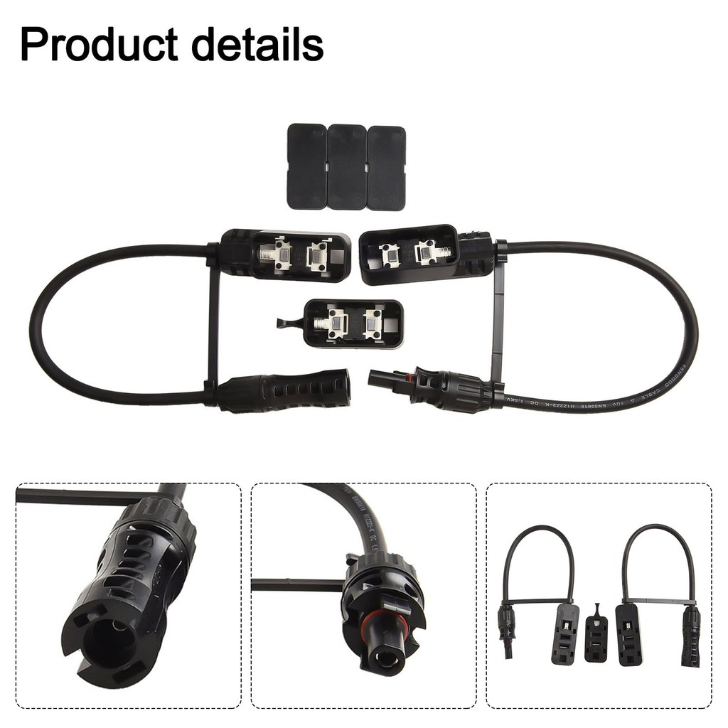 [JTFY] Solar Panel 3-split Junction Box 1500V/30A IP67 photovoltaic ...