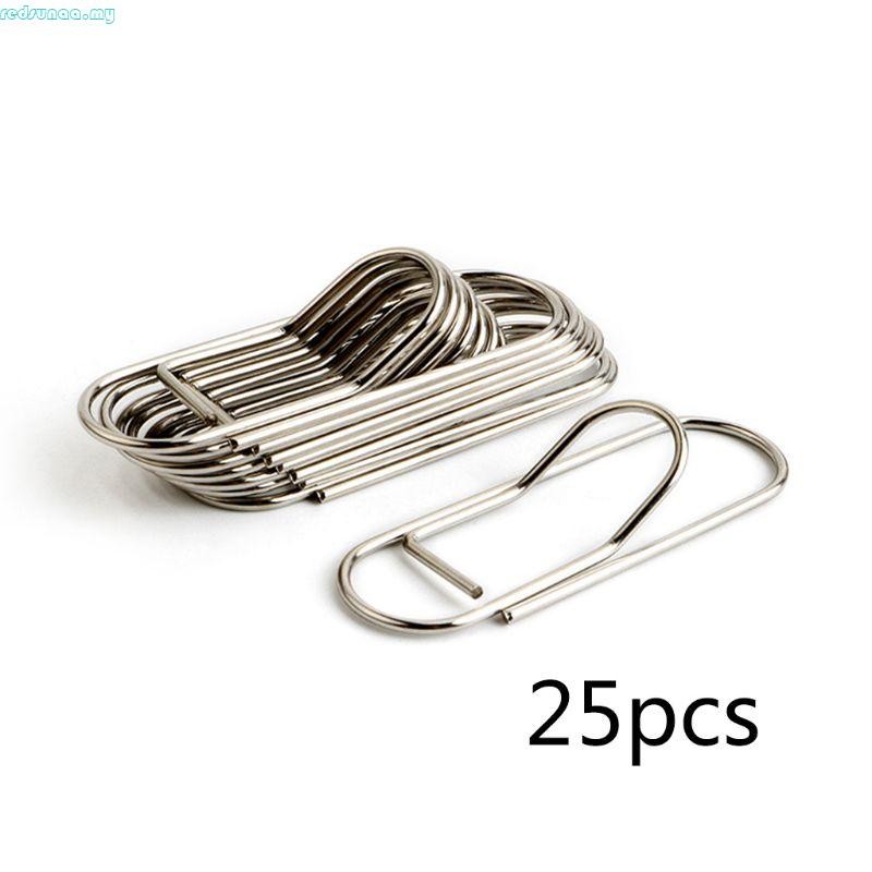 redsunaa 25 Pieces Large Binder Clips Metal File Paper Clips Book Page ...