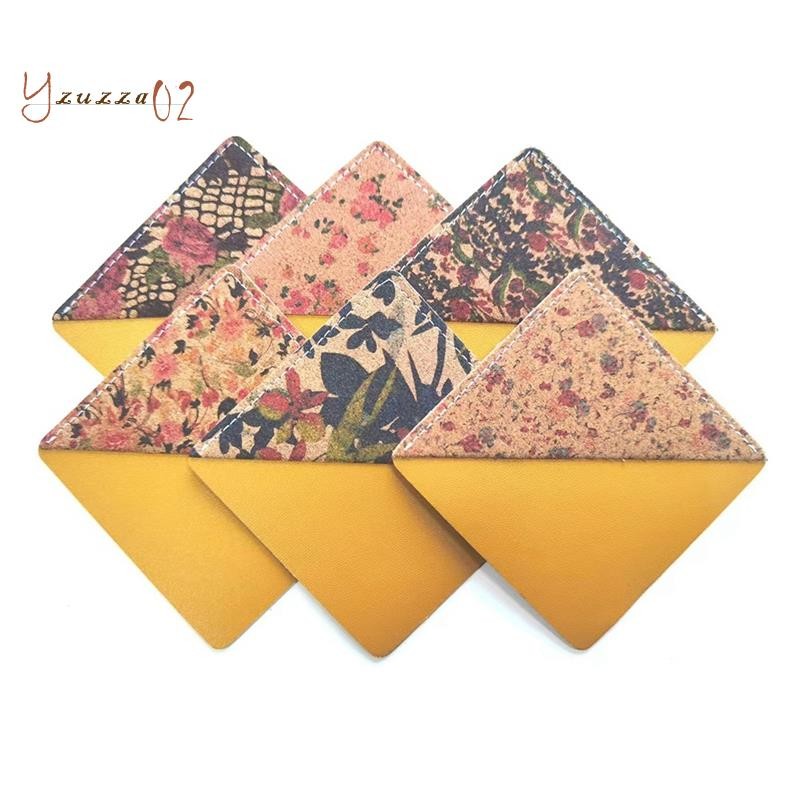 Flower Page Corner Flower Corner Bookmark Cute Flower Bookmark Triangle ...