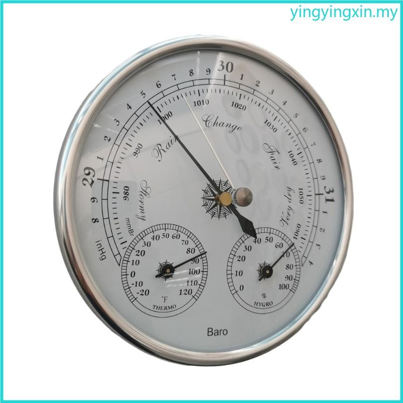 YIN Multifunctional Pressure Temperature Humidity Gauge Barometer ...