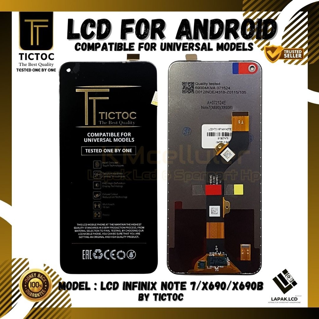 Lcd Touchscreen INFINIX NOTE 7/X690/X690B Ori TICTOC | Shopee Malaysia
